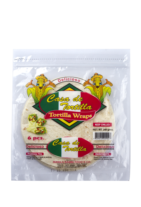 Casa De Tortilla Flour Tortilla Wrapper – Manila Bambi Foods Company