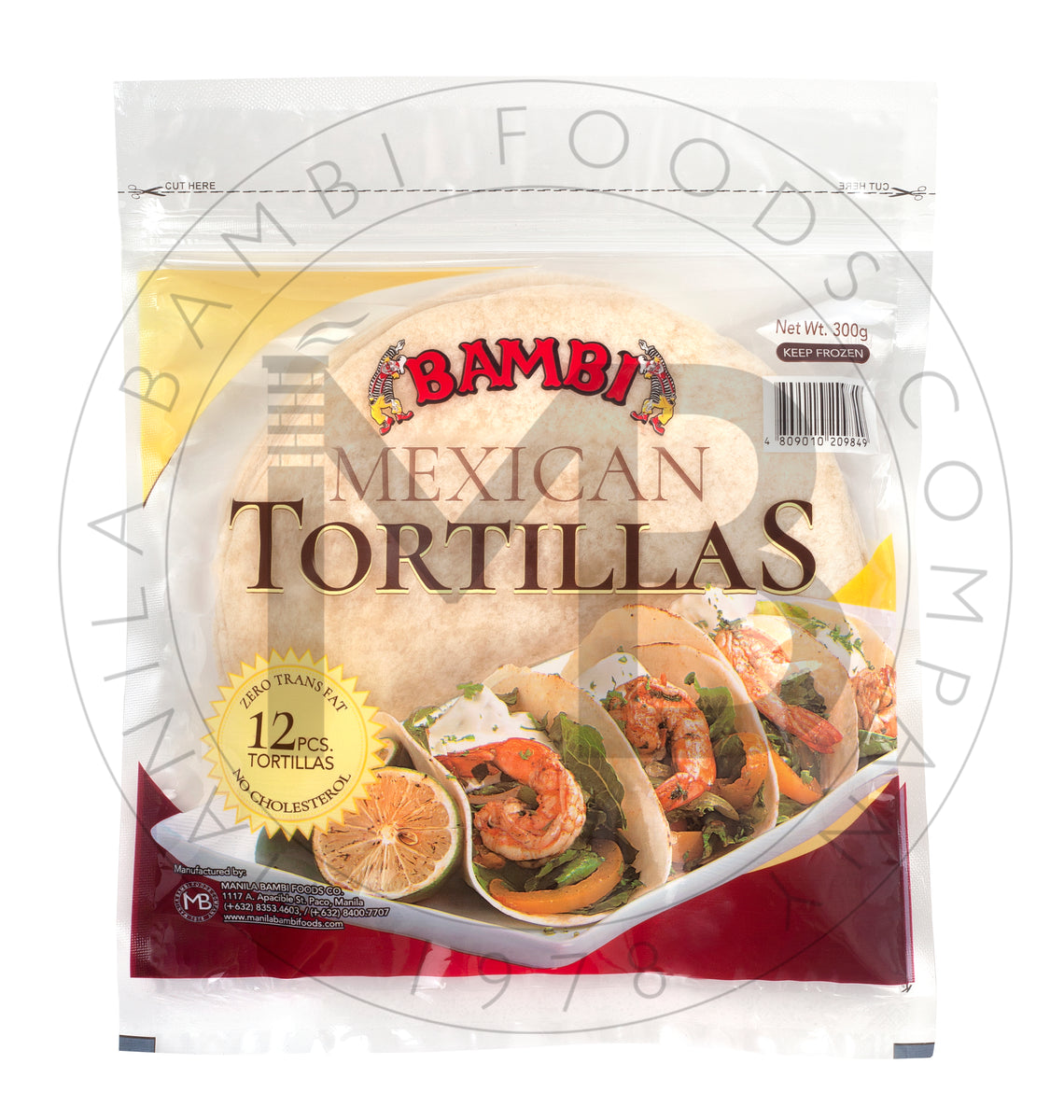 Bambi Mexican Tortilla - 300g – Manila Bambi Foods Company