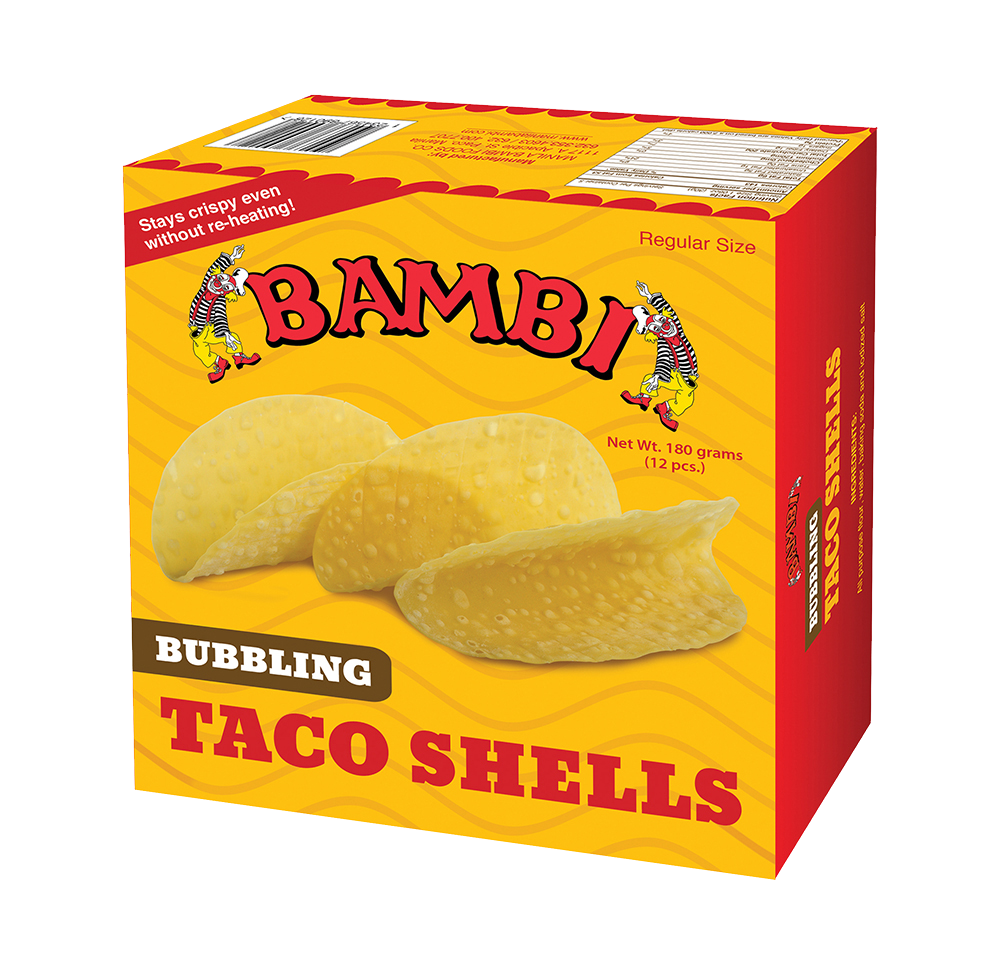 Bubbling Taco Shells – Manila Bambi Foods Company