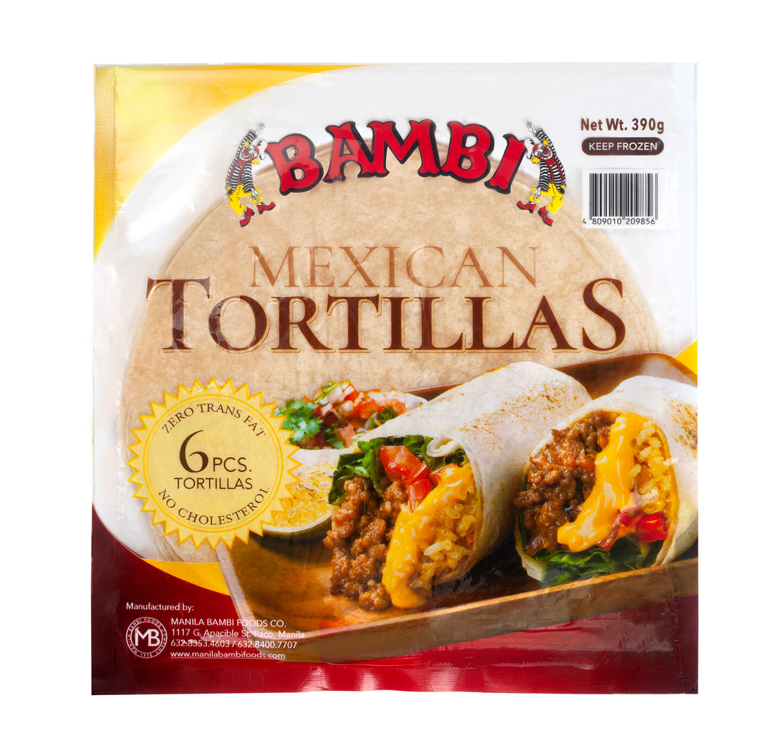 Bambi Mexican Tortilla - 390g – Manila Bambi Foods Company