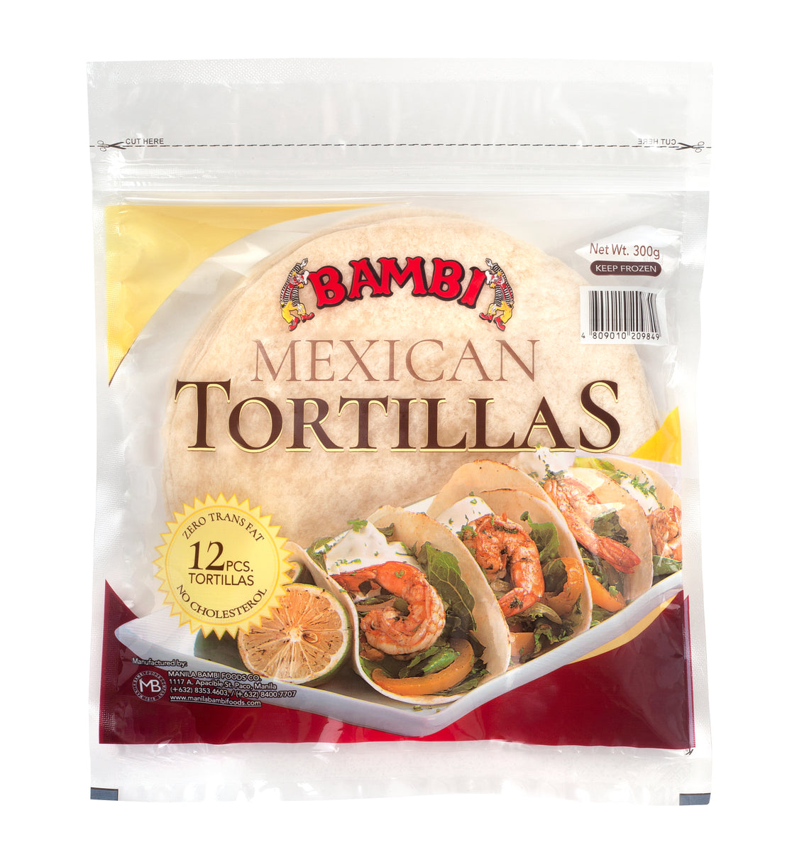 Bambi Mexican Tortilla - 300g – Manila Bambi Foods Company