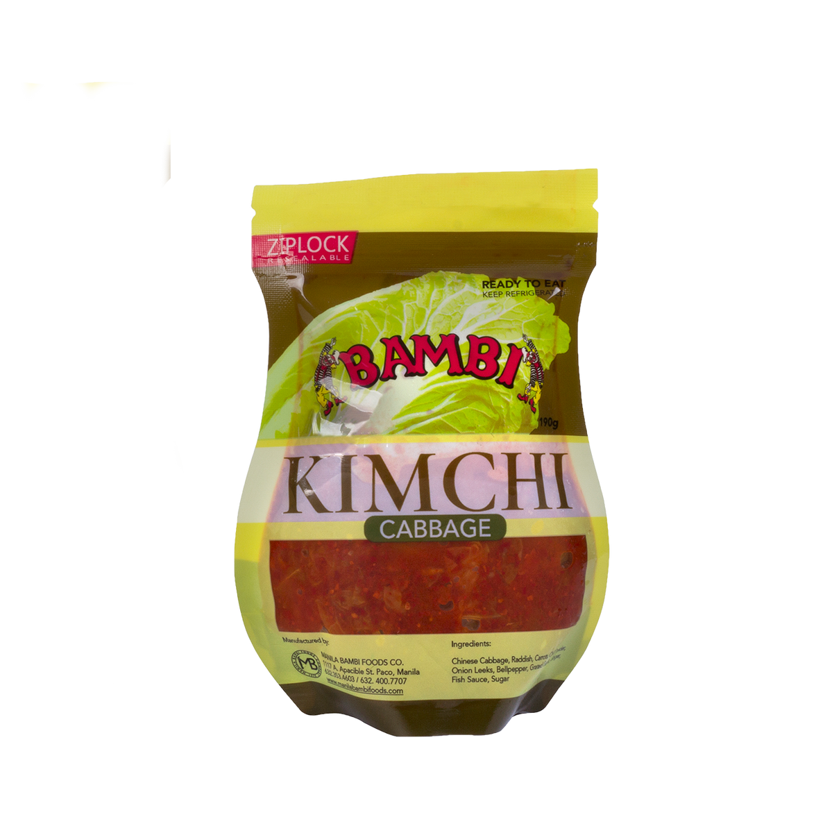 Cabbage Kimchi - Small – Manila Bambi Foods Company